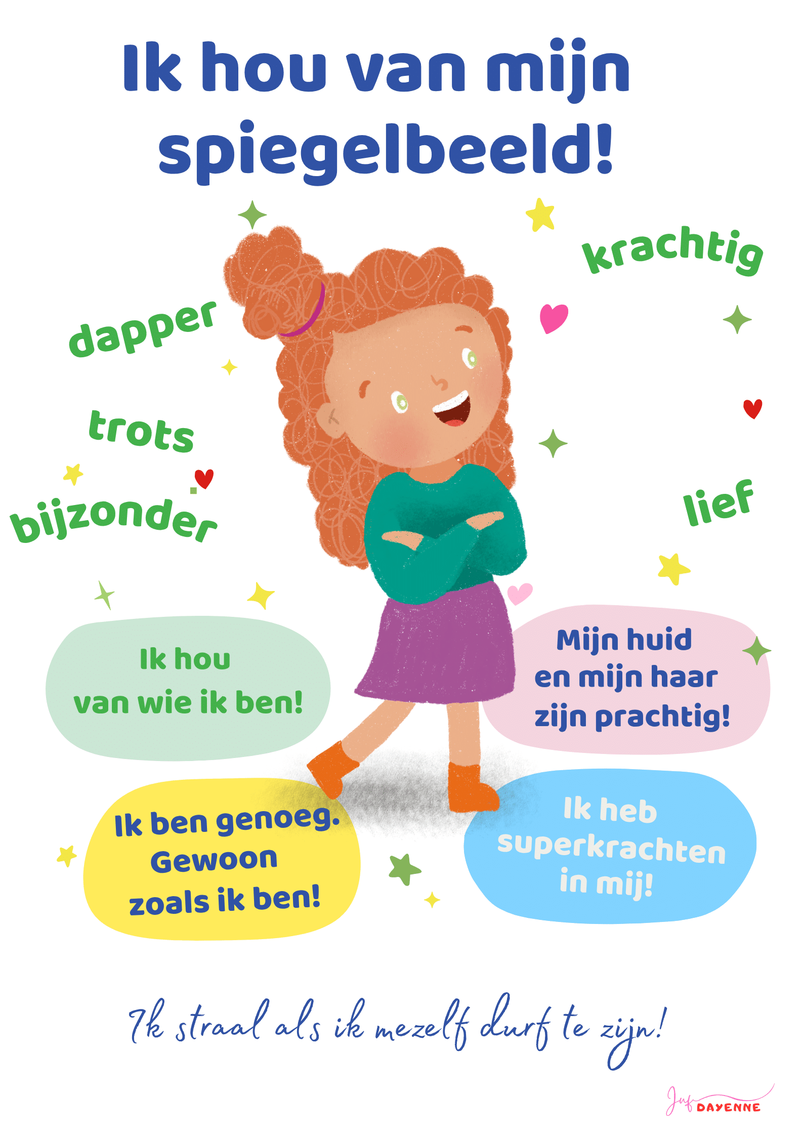 Ik hou van mijn Spiegelbeeld! - Juf Dayenne